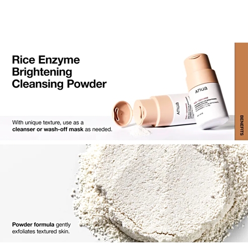 Buy Anua Rice Enzyme Brightening Cleansing Powder in Singapore | HushSG