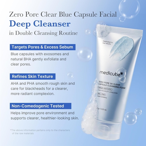 Buy Medicube Zero Pore SA Clear Capsule Cleansing Foam in Singapore ...